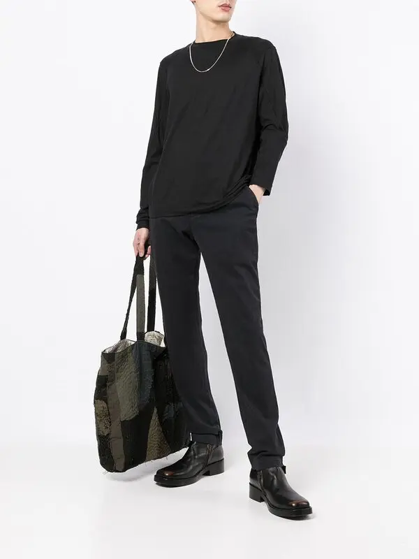 Transit Mid-rise Straight Leg Trousers - Black