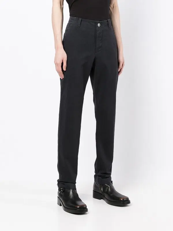 Transit Mid-rise Straight Leg Trousers - Black