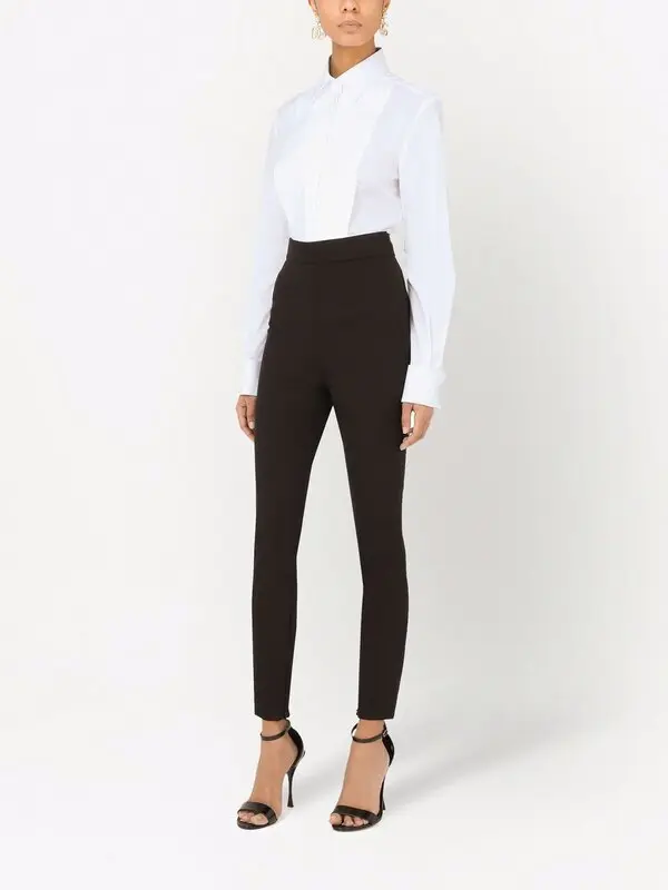 Dolce & Gabbana Bib Panel Long Sleeve Shirt