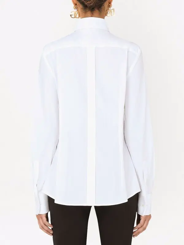 Dolce & Gabbana Bib Panel Long Sleeve Shirt