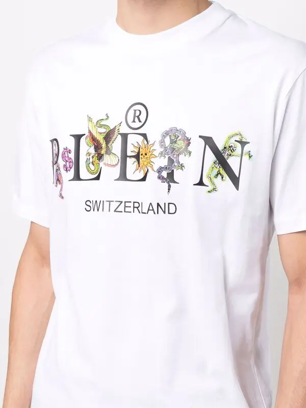 Philipp Plein Logo-print Cotton T-shirt