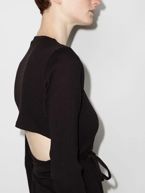 BASERANGE Brig Organic Cotton Wrap Dress