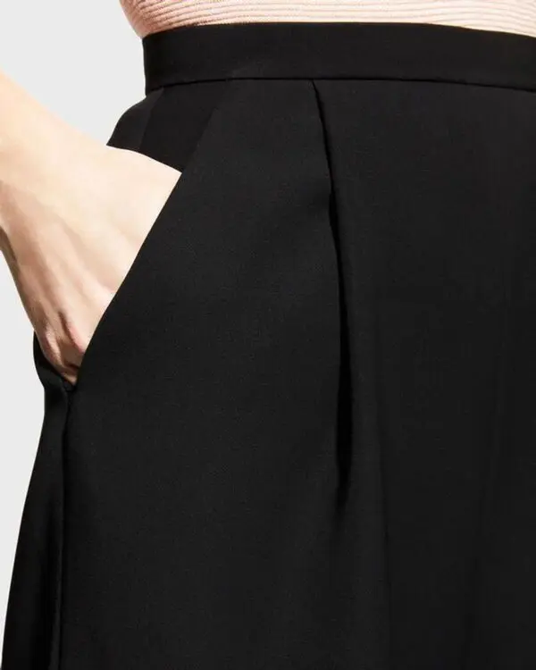 Giorgio Armani Techno Cady Bermuda Shorts - Solid Black