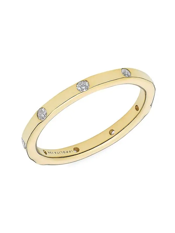 Ippolita Stardust 18k & Diamond Ring