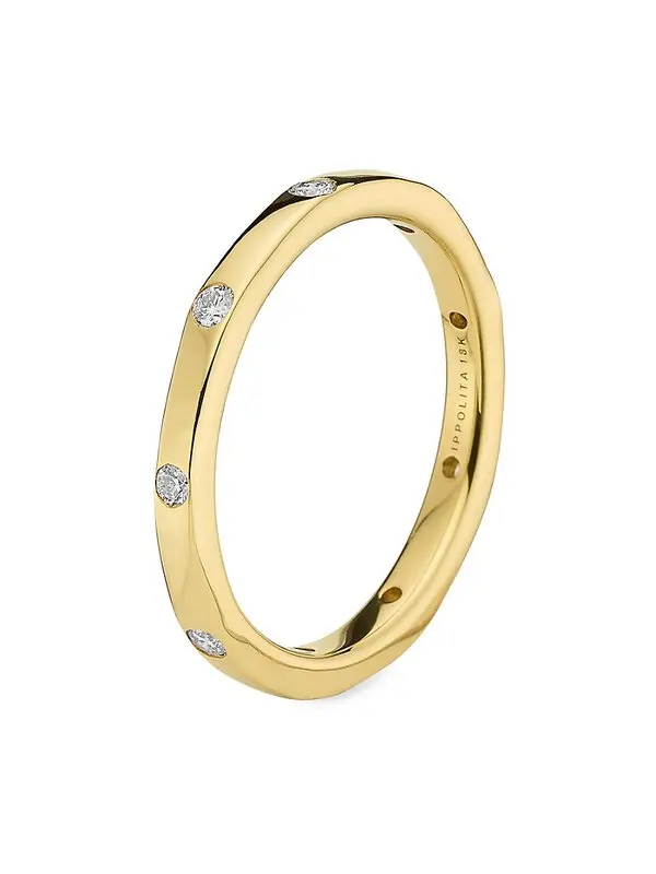 Ippolita Stardust 18k & Diamond Ring