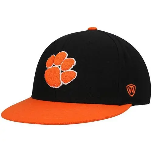 Top Of The World Clemson Tigers Two-tone Fitted Cap - Black