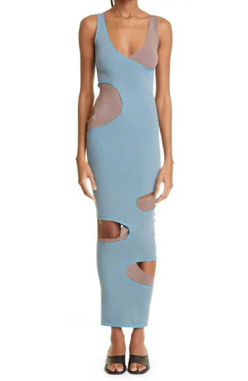 isa boulder cut out dress Isa Boulder Navy & Green Argyle Dress - Navy/Lime illusion