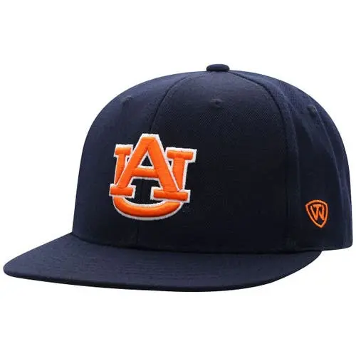 Top Of The World Auburn Tigers Team Color Fitted Cap - Navy
