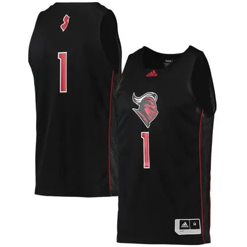 Adidas 1 Rutgers Scarlet Knights Swingman Basketball Jersey - Black