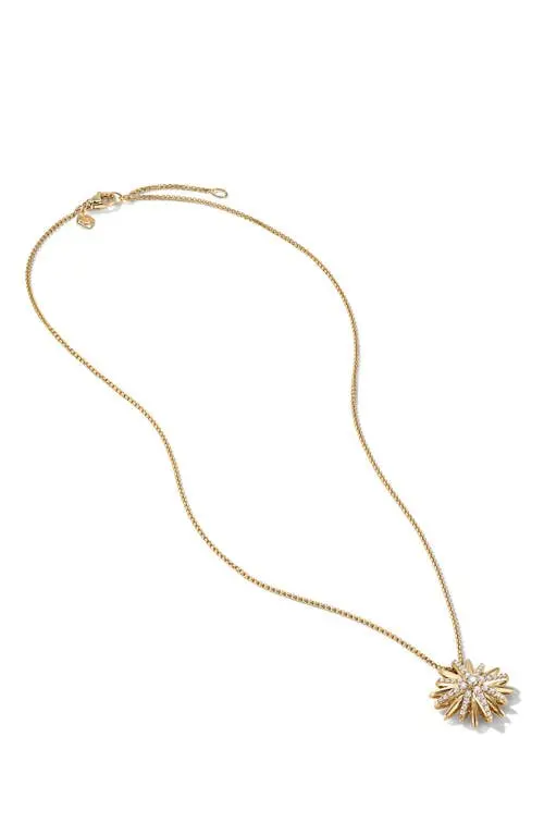 David Yurman Starburst Pendant Necklace