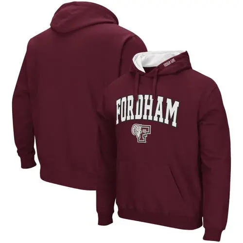 COLOSSEUM Fordham Rams Arch And Logo Pullover Hoodie