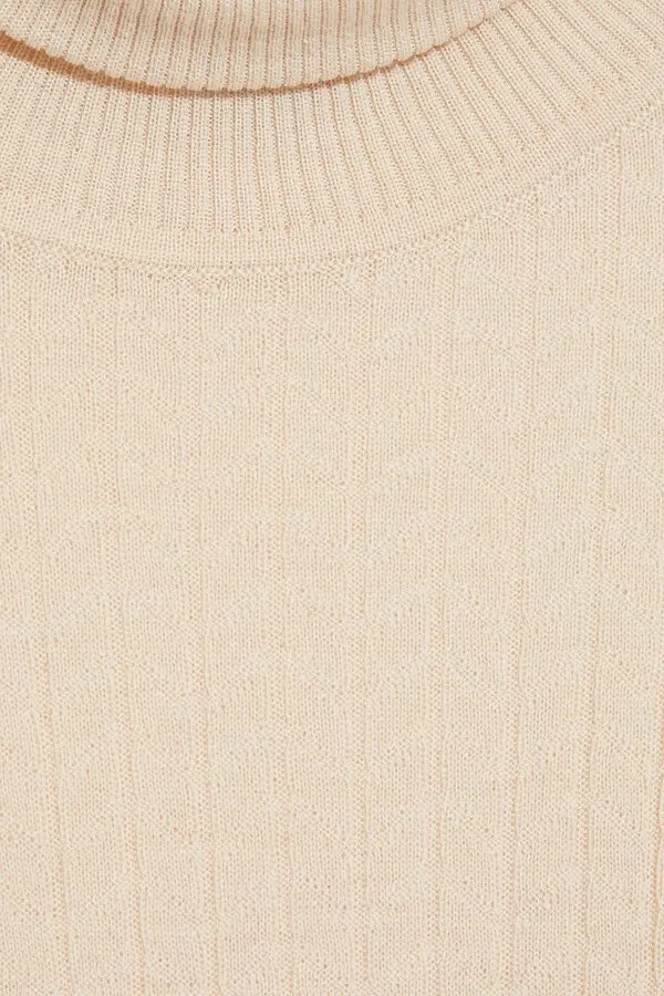 Missoni Crochetknit Wool Turtleneck Sweater