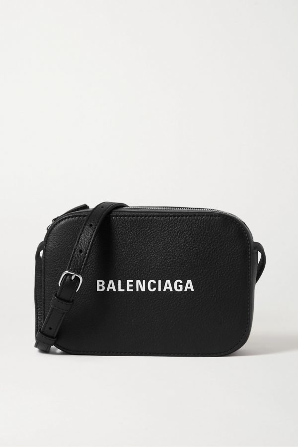 Mini Logo Tag Leather Shoulder Bag