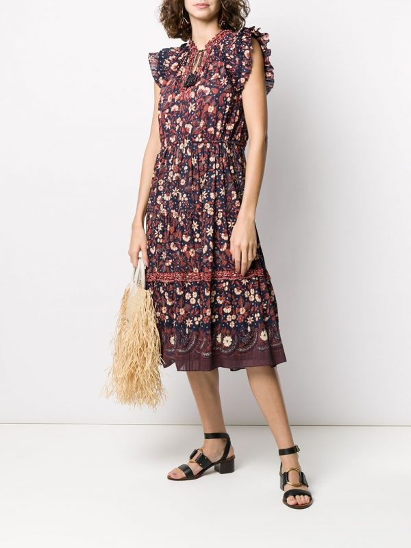 Linnea Tassel Midi Dress - Editorialist