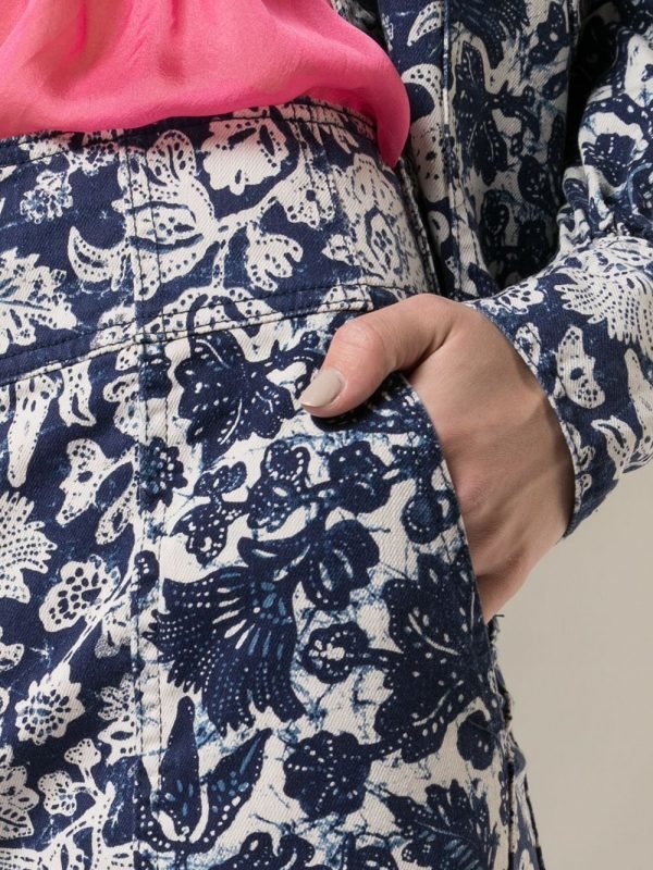 Greer Floral Print Jeans - Editorialist