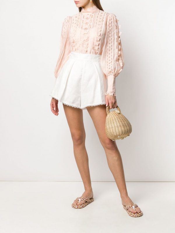 High-rise Fitted Shorts - Editorialist