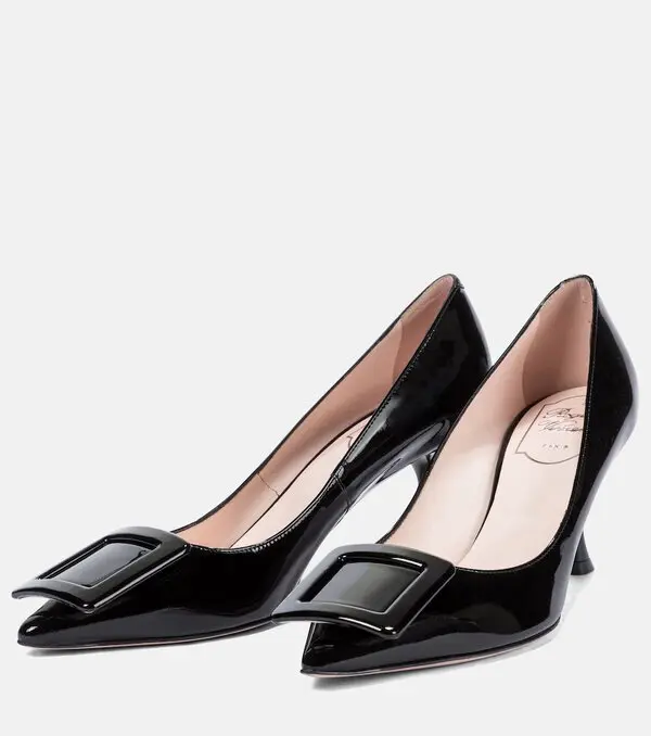 ROGER VIVIER Viv' In The City 65 Patent Leather Pumps