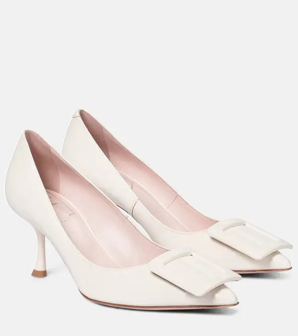 ROGER VIVIER Viv' In The City 65 Patent Leather Pumps - Pink