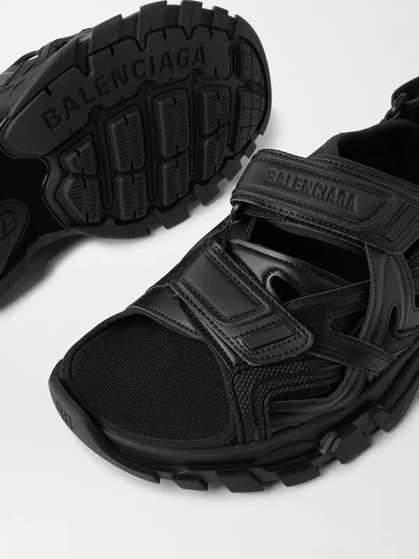 Balenciaga Track Neoprene And Rubber Sandals