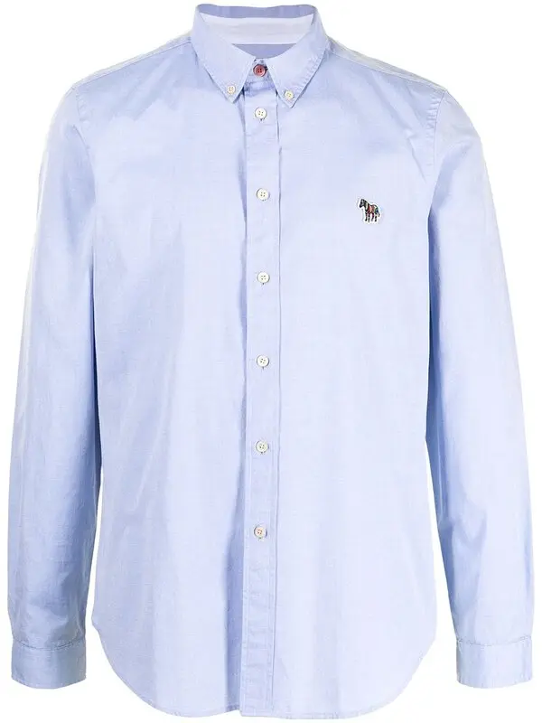 Paul Smith Zebra Patch Cotton Shirt