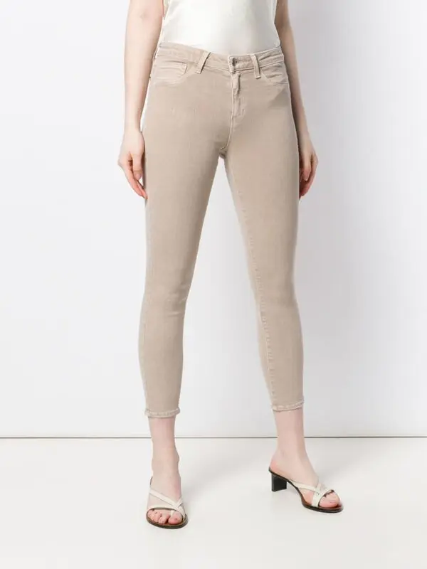 L'Agence Margot Skinny Jeans - Neutrals