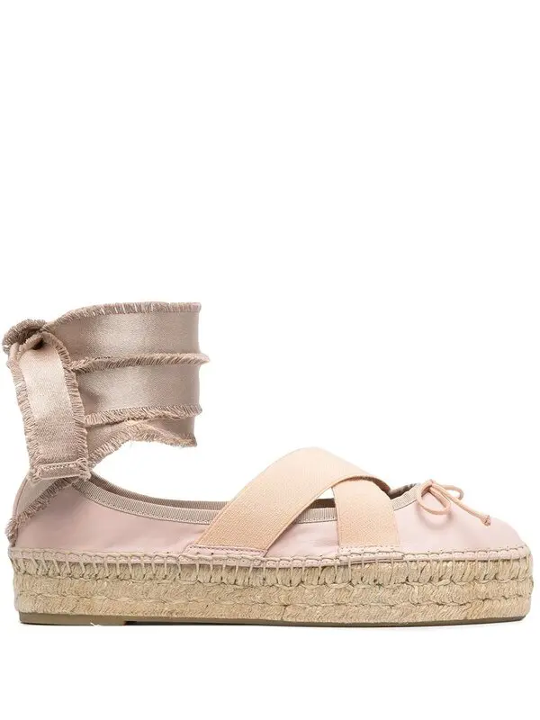 Red Valentino Ankle-tie Espadrille Pumps
