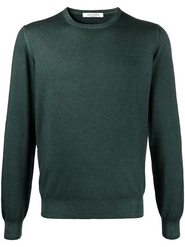 FILERIA Crew-neck Jumper - Green