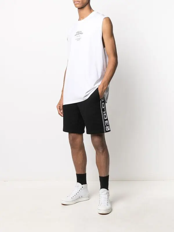 Stella McCartney Cotton 23 Old Bond Street Track Shorts