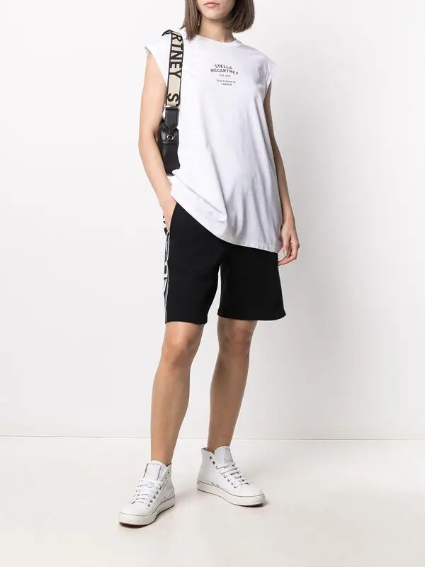 Stella McCartney Cotton 23 Old Bond Street Track Shorts