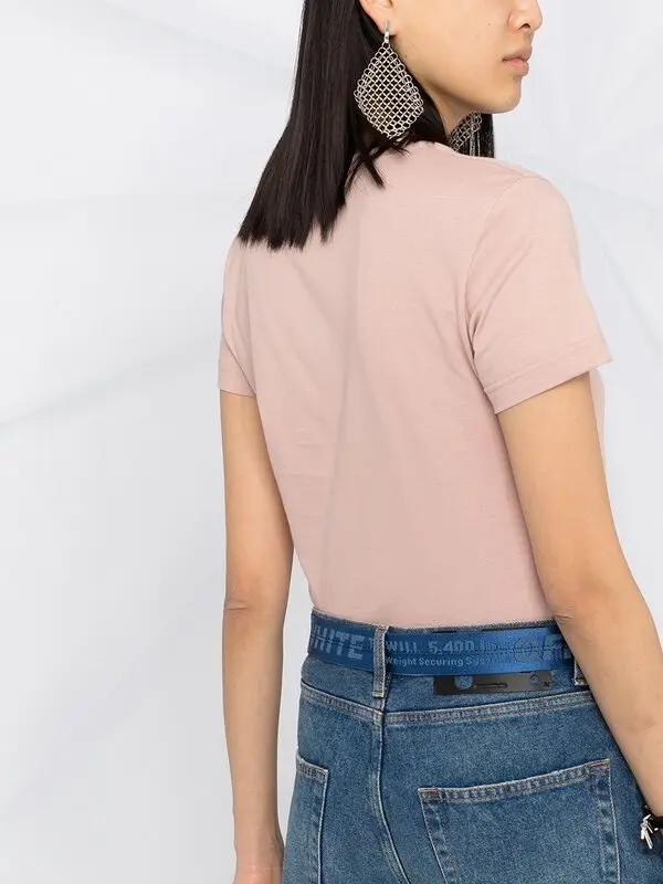 Moncler Logo Patch T-shirt - Pink