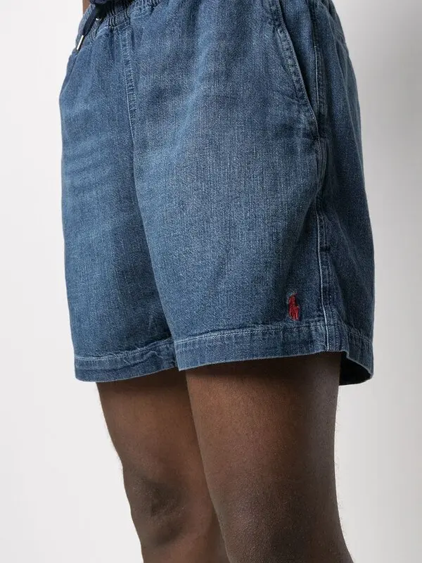 Polo Ralph Lauren Logo-embroidered Denim Shorts