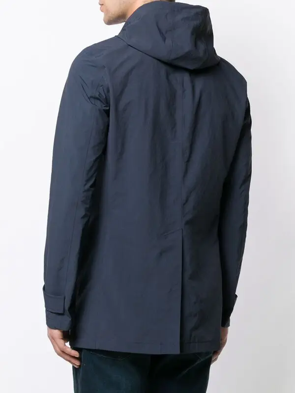 Herno Hooded Lightweight Jacket - Blue