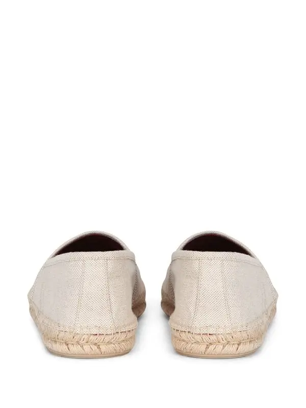 Dolce & Gabbana Embroidered Canvas Espadrilles