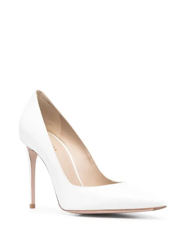 LE SILLA Eva 110mm Pointed-toe Pumps - White