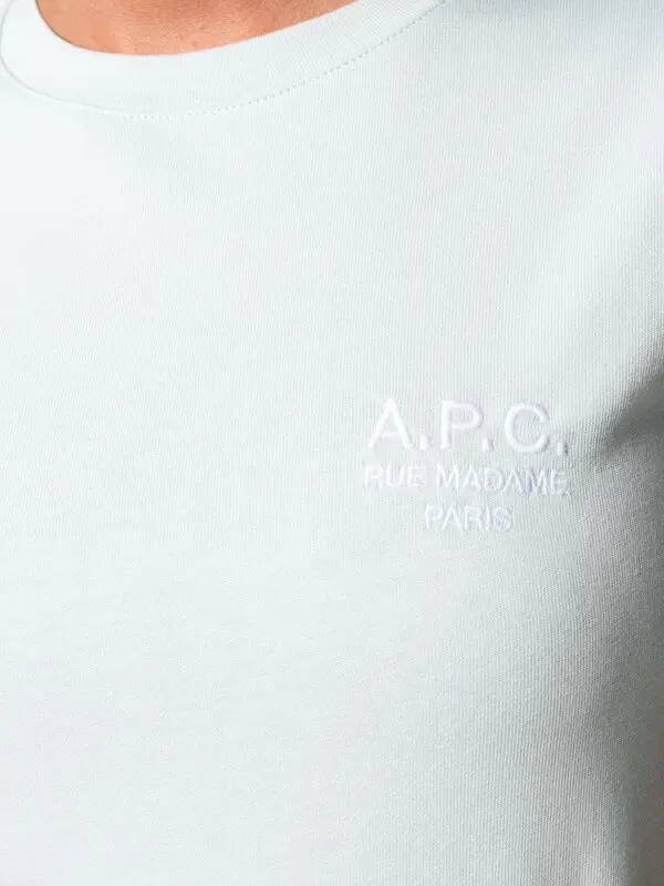 A.p.c. Denise Embroidered Logo T-shirt