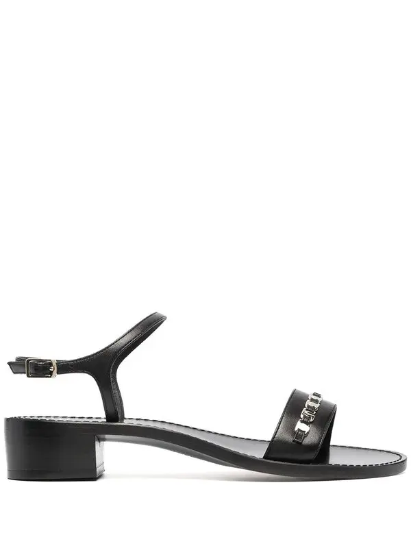 FERRAGAMO Tiny Vara Bow Appliqué Trim Sandals