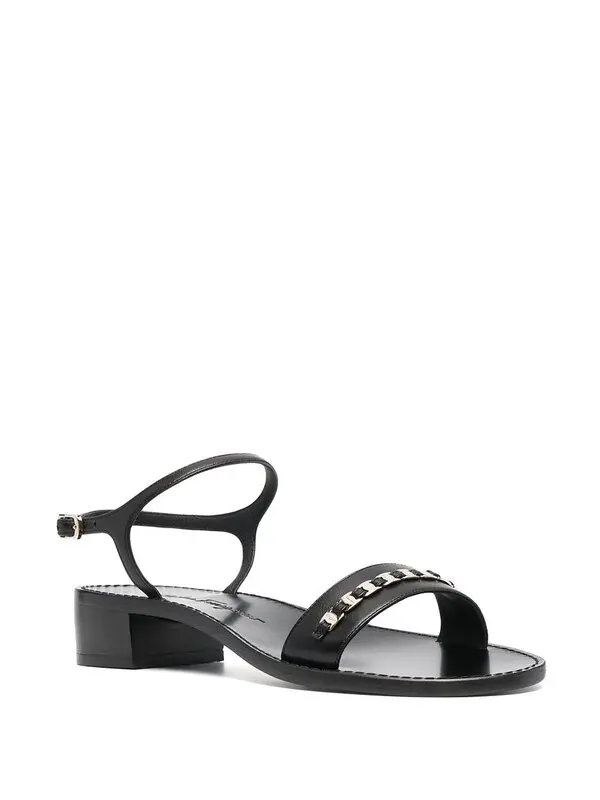 FERRAGAMO Tiny Vara Bow Appliqué Trim Sandals