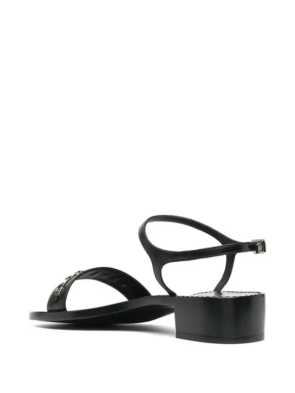 FERRAGAMO Tiny Vara Bow Appliqué Trim Sandals