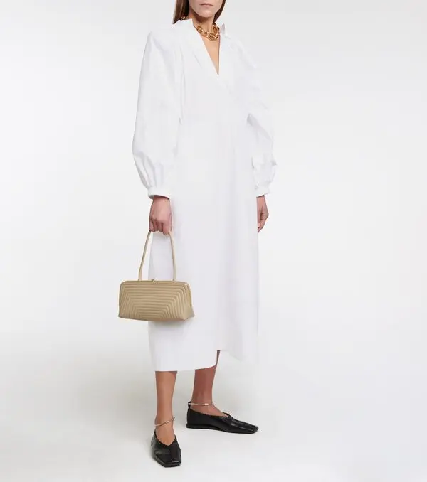 JIL SANDER Small Quilted Leather Shoulder Bag