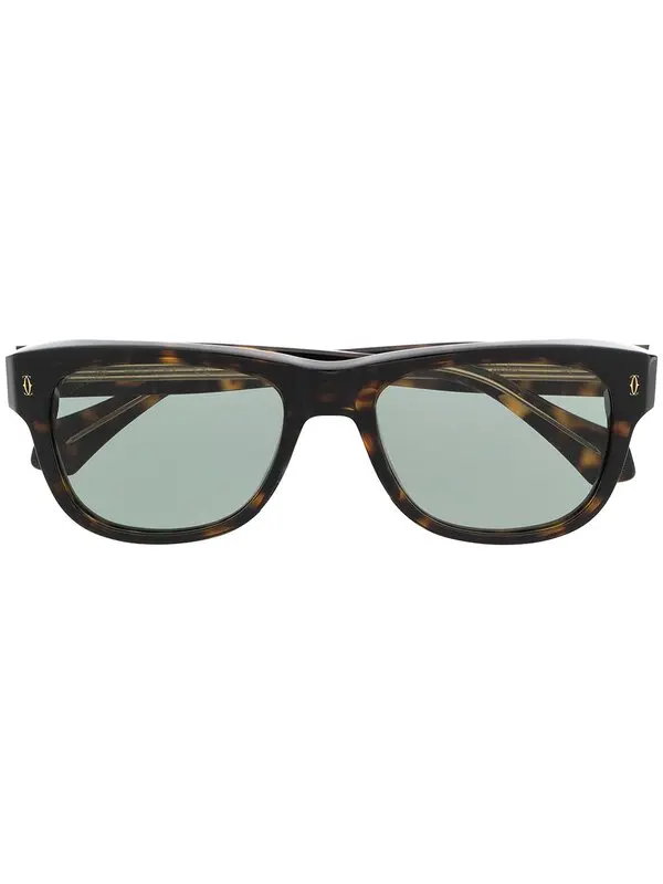 Cartier Square-frame Sunglasses - Brown