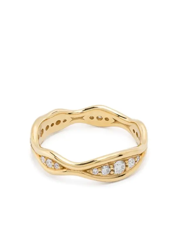 Fernando Jorge 18kt Fluid Diamonds Ring - Gold