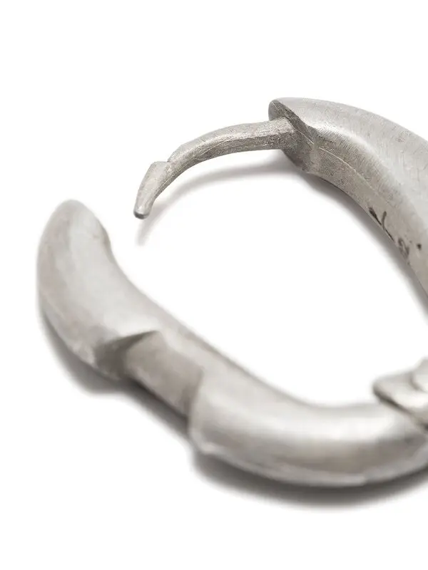 PARTS OF FOUR Deco Matte Single Earring - Silver