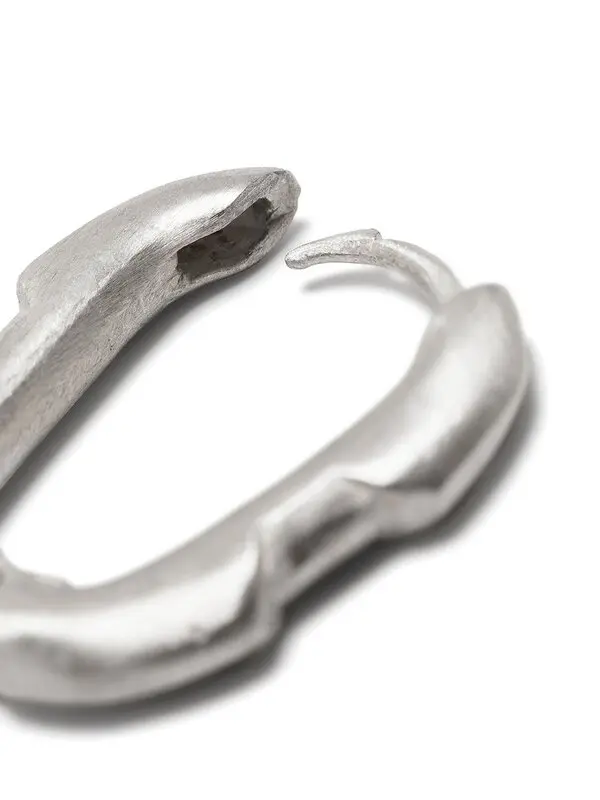 PARTS OF FOUR Deco Single Earring - Silver