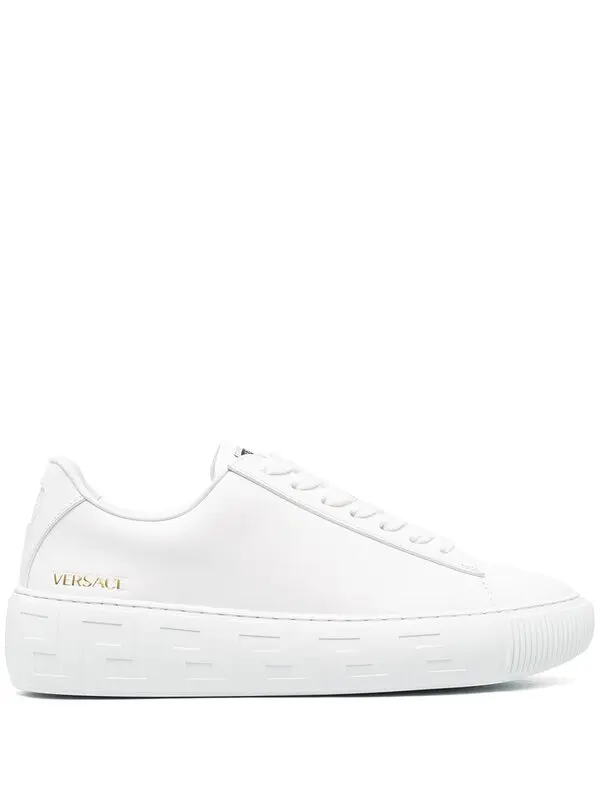 Versace La Greca Lace-up Sneakers
