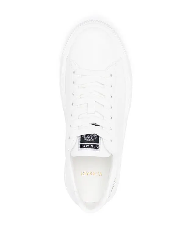 Versace La Greca Lace-up Sneakers