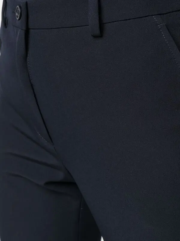 Seventy Cropped Slim-cut Trousers - Blue