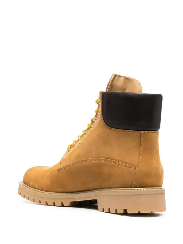Philipp Plein Nubuck Construction Boots