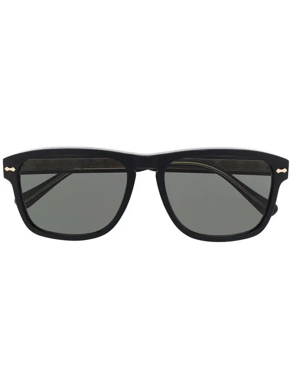 Gucci Square-frame Tinted Sunglasses - Black