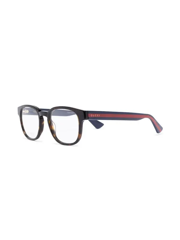 Gucci Tortoiseshell Round Frame Glasses