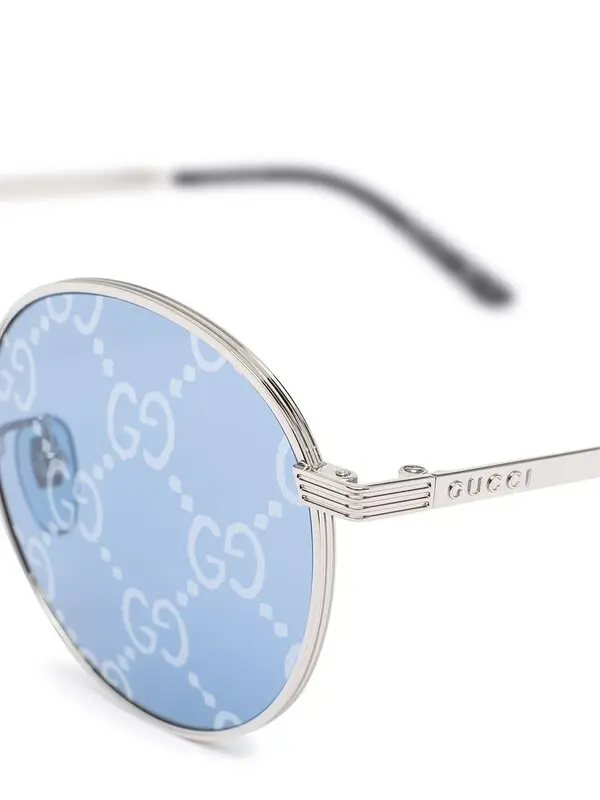 Gucci Gg-lens Round-frame Sunglasses